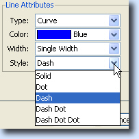 Line Attributes in Custom Configurations